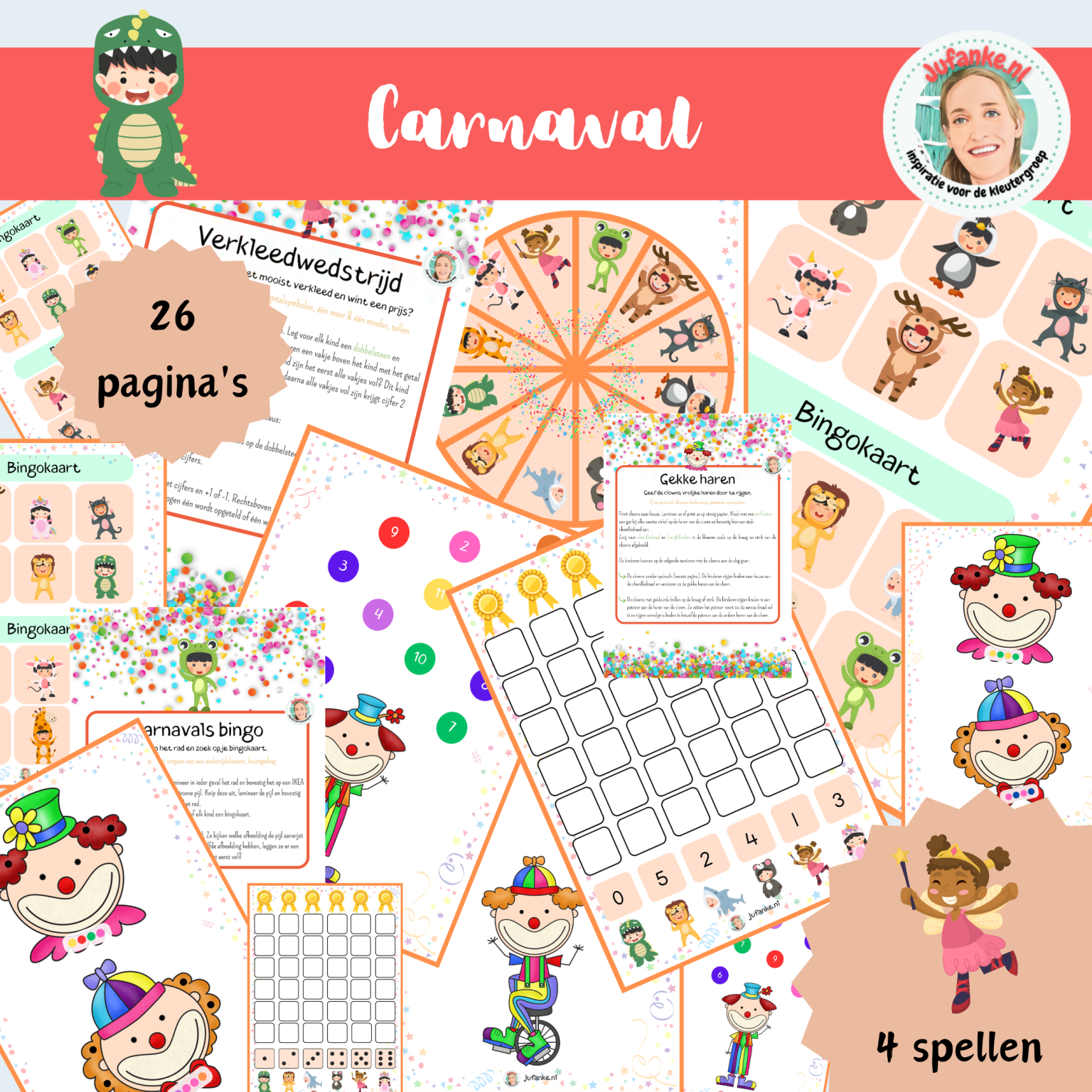 Thema carnaval | Lesideeën voor kleuters - Juf Anke
