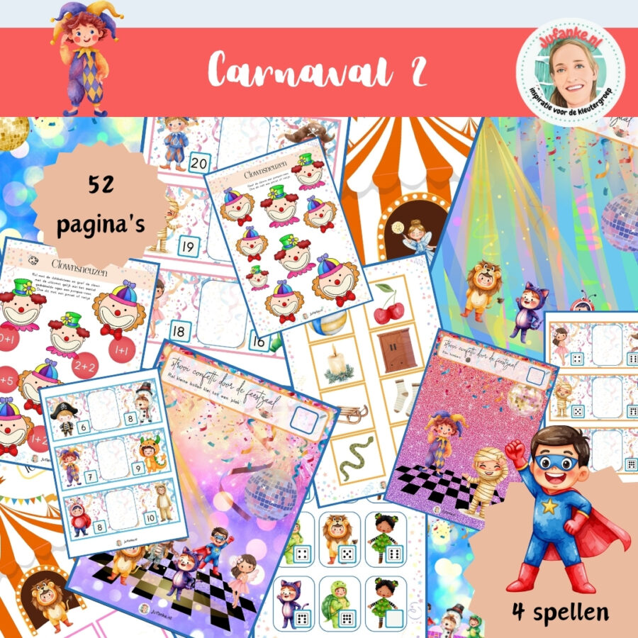 Thema carnaval | Lesideeën voor kleuters - Juf Anke
