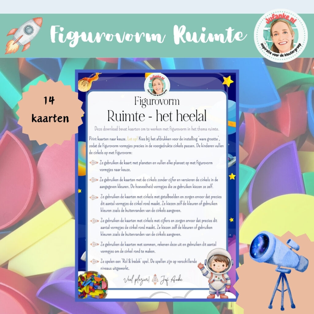Figurovorm | 14 opdrachtkaarten | thema ruimte