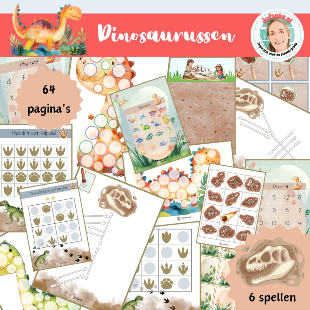 Thema dinosaurussen | Lesideeën voor kleuters - Juf Anke