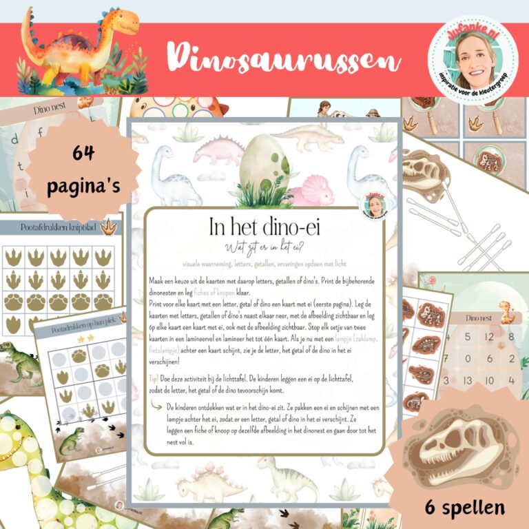 Dinosaurussen | 6 spannende activiteiten voor kleuters